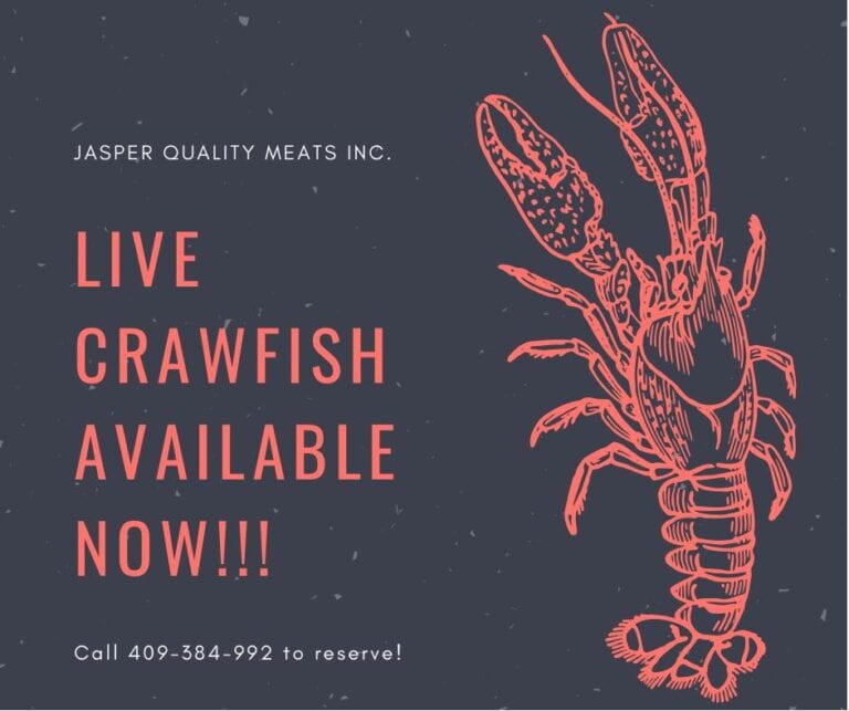 Live Crawfish Available!!! - Jasper Quality Meats, Inc. We have 4 sacks ...